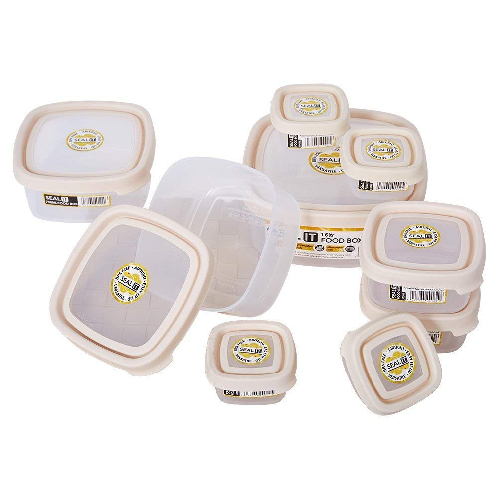 KARMAS PRODUCT 18 Piece Food Storage Container Set with Easy Locking Lids,BPA Free and 100% Leak Proof,Plastic