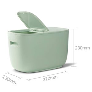 krueis Storage Container Sealed Moisture-Proof Grain Storage Bucket Pet Food Storage Box (Green)