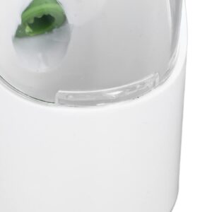 Herb Keeper Preserver, Herb Keeper Herb Storage Container Designed for Optimum Breathable Airflow for Maximum Freshness, Water Line Ensures the Use of the Right Amount of Water, Stores in your Refrige