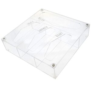 OnDisplay Luxe Acrylic Kitchen Drawer Zip Food Storage Bag Organizer