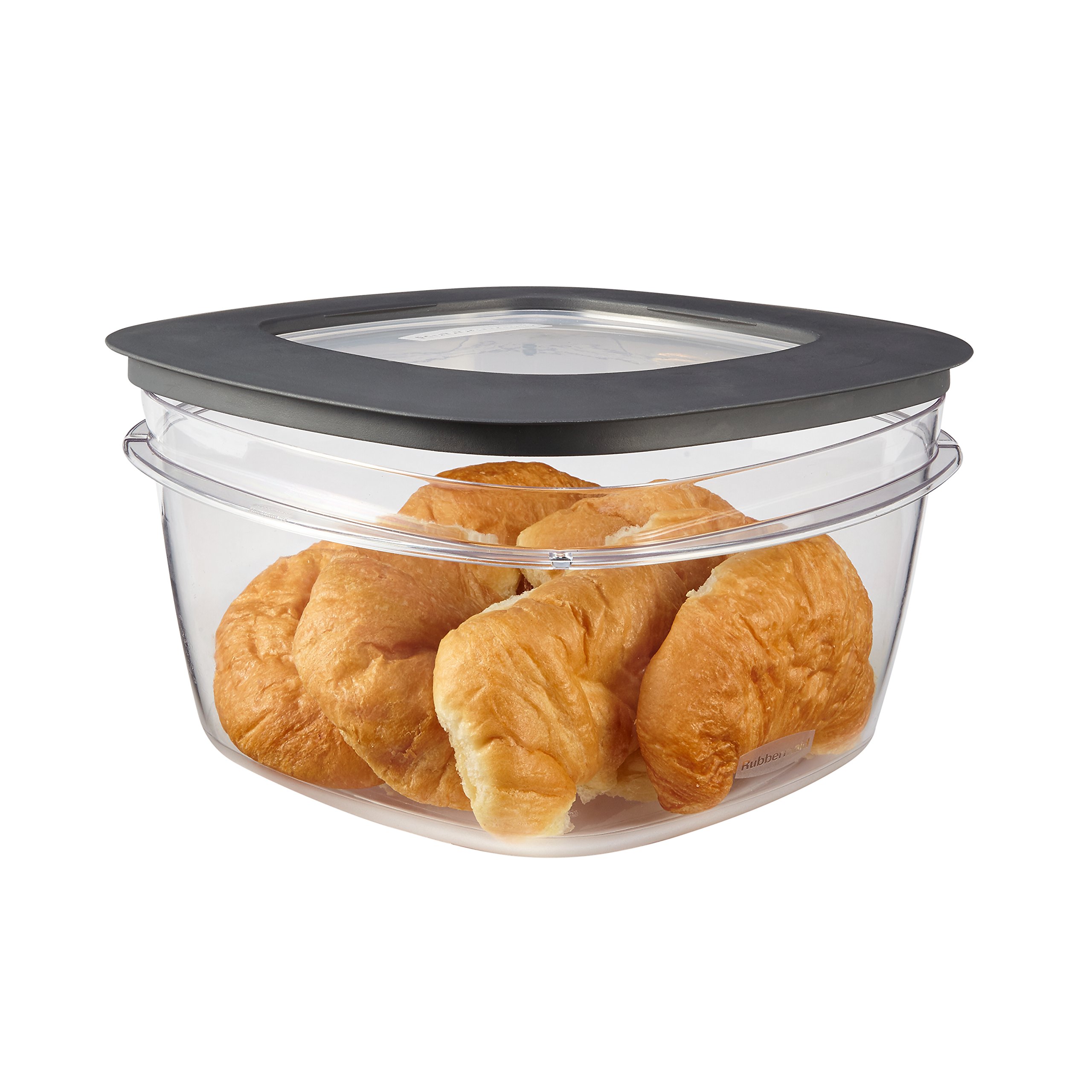 Rubbermaid Premier Easy Find Lids Food Storage Containers, 14 Cup, Gray