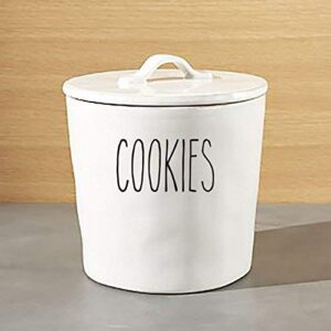 Vinyl Sticker Decal for Dishware Variety of Words to Choose From (Sticker Only) (Cookies)