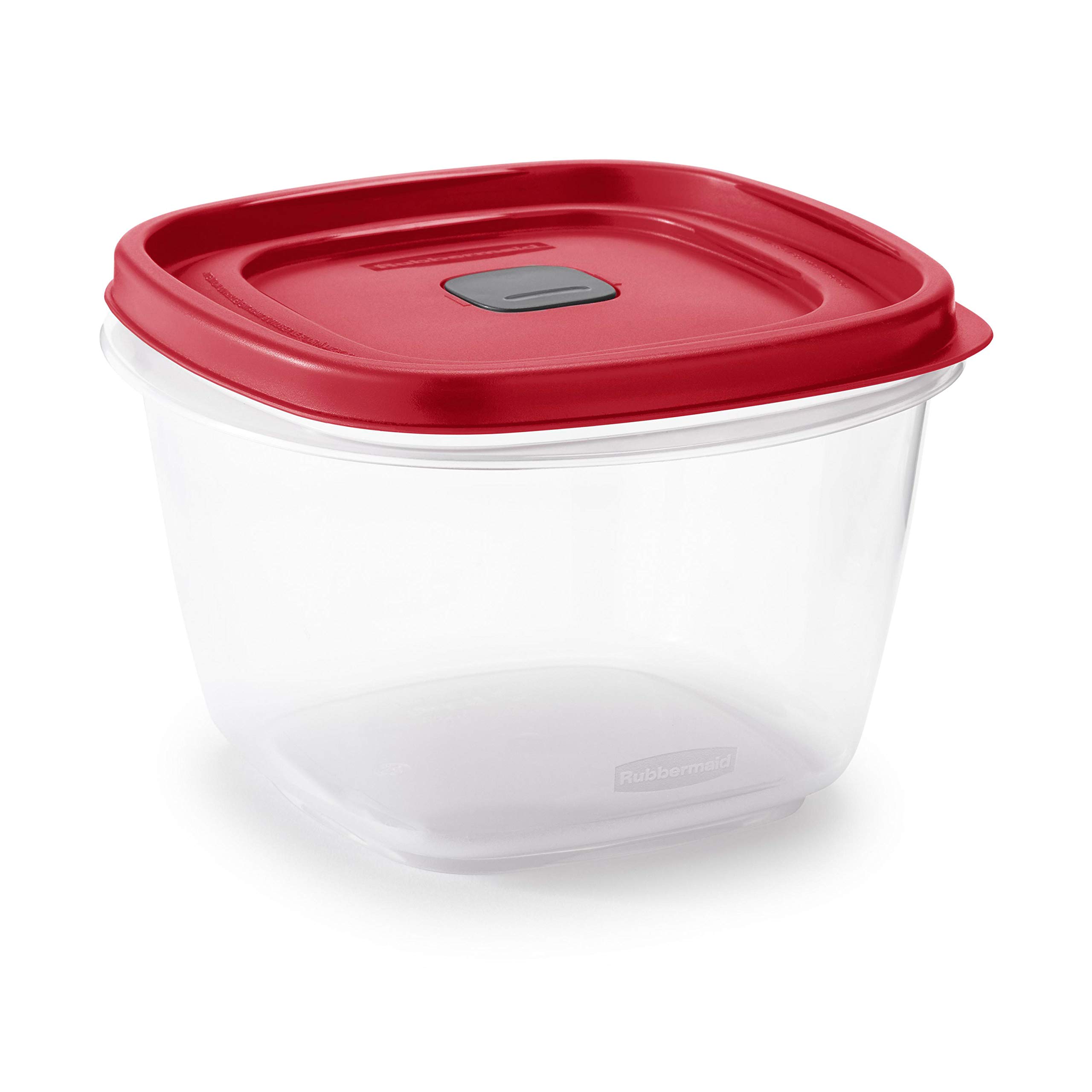 Rubbermaid Easy Find Lids 7-Cup Food Storage and Organization Container, Racer Red & Easy Find Lids 5-Cup Food Storage and Organization Container, Racer Red