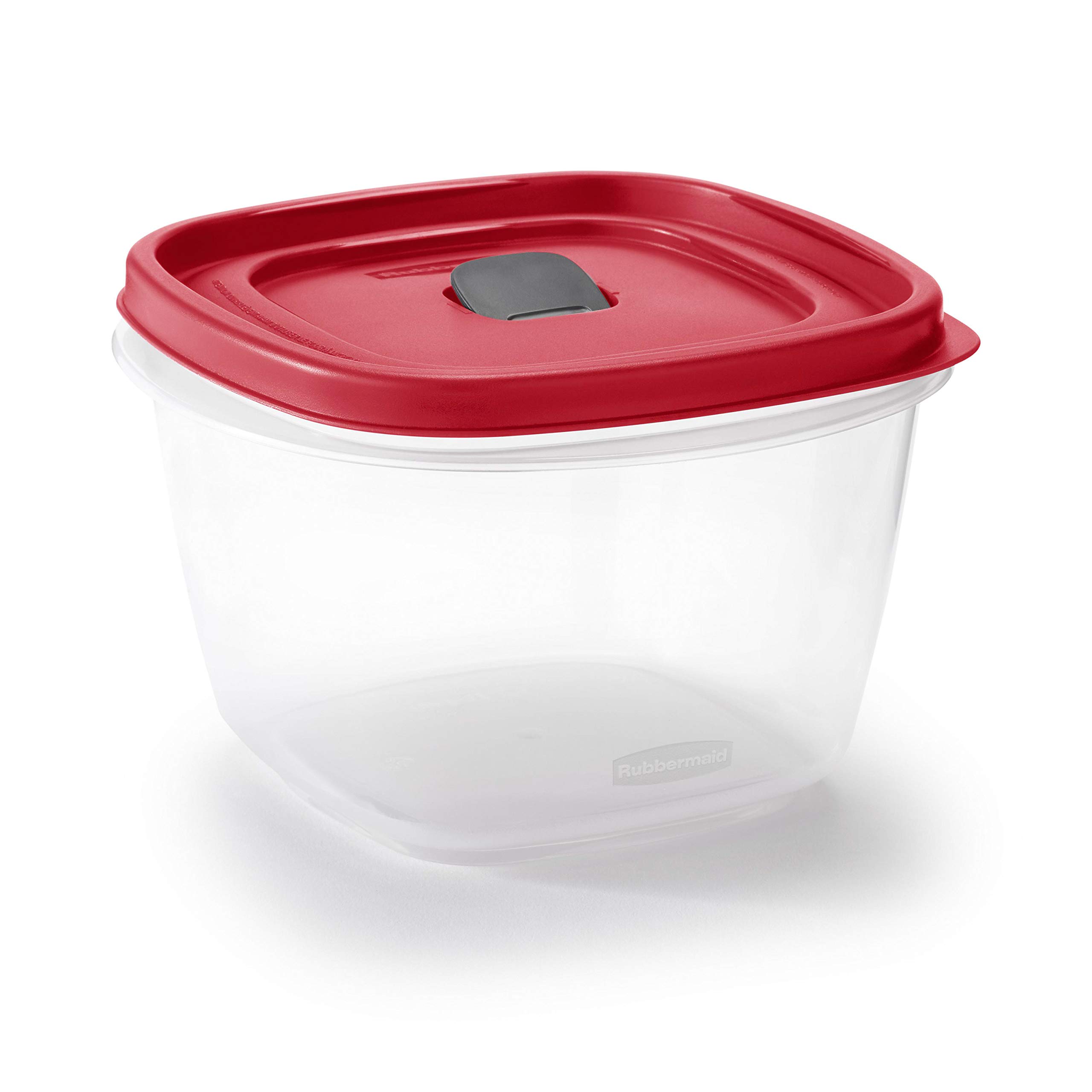 Rubbermaid Easy Find Lids 7-Cup Food Storage and Organization Container, Racer Red & Easy Find Lids 5-Cup Food Storage and Organization Container, Racer Red