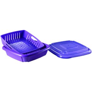 hutzler bitty box berry keeper, 9 oz, purple (73pu)