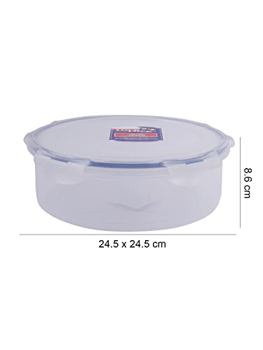 Lock & Lock Round 2.5ltr, 8.6 x 8.6 x 24.5 cm, Clear