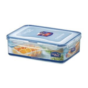 lock&lock 71-fluid ounce rectangular food container, short, 8.7-cup