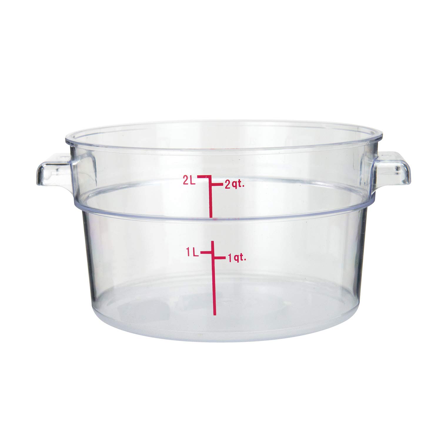 Winco Round Storage Container, 2-Quart