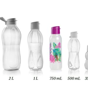 New Tupperware Hummingbird Medium ECO Shimmers Water Bottle 25oz / 750ml Purple