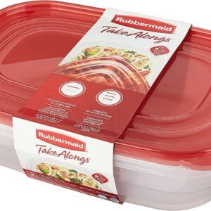 Rubbermaid 1787832 Rectangular Take Alongs Container 2 Piece Set