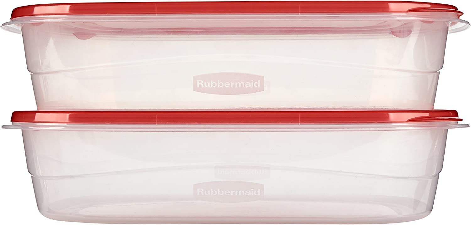 Rubbermaid 1787832 Rectangular Take Alongs Container 2 Piece Set