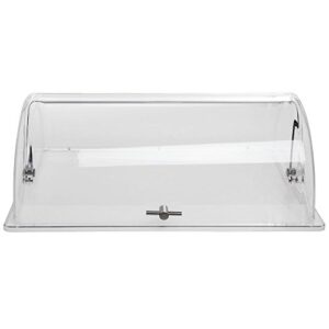 HUBERT Rolltop Chafer Cover Full Size Polycarbonate - 21 1/4 L x 13 1/4 W x 7 1/2 H