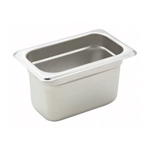 winco 4" 1/9-size anti-jam pan