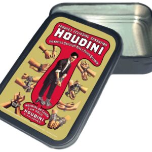 Stash Tins - Houdini Storage Container 4.37" L x 3.5" W x 1" H