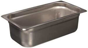 winco third size 4 (depth) steam table pan