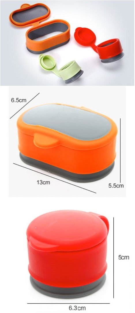 Food Multifunctional Silicone Sealing Cap. 3-piece Set, Food Saver Cap. Food Sealing cap By Giftkoncepts