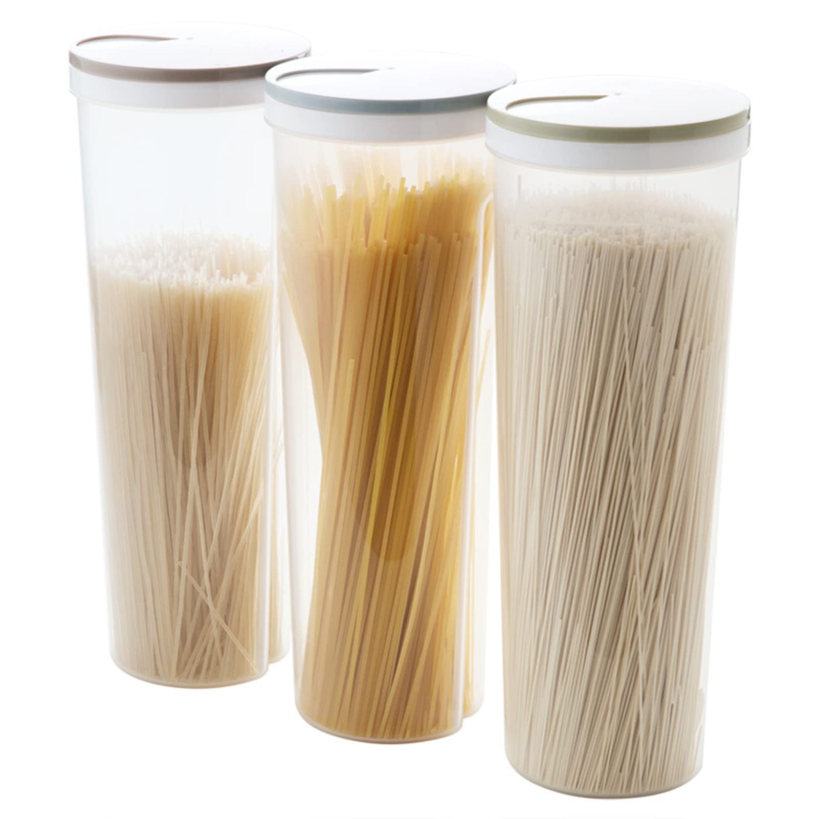 Hiborth Pasta Noodle Grain Cereal Bean Rice Food Storage Container Kitchen Sealed Box [Shipped from US]