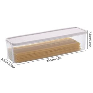 Pasta Container Noodle Storage Box Plastic Noodle Box Sealed Refrigerator Vermicelli Grain Storage Box With Lid Kitchen And Pantry Organization