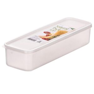 cabilock plastic storage bins spaghetti noodles pasta container spaghetti noodle storage spaghetti keeper box kitchen pantry storage noodle storage container storage drawers fridge organizer