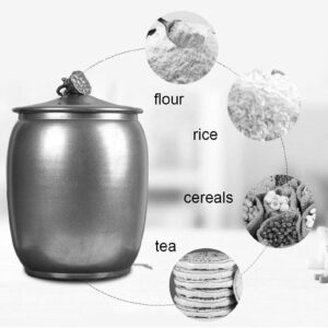 Food Storage Containe Food Rice Storage Containe Sealed Storage Tank,Food Dispensers Ceramic Rice Bucket,for Living Room Office Wedding Gifts