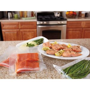 FoodSaver Vacuum Sealer Bags, Rolls, and Quart Bags for Custom Fit Airtight Food Storage