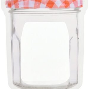 Kikkerland Jam Zipper Bag, Large, Set Of 2, Clear