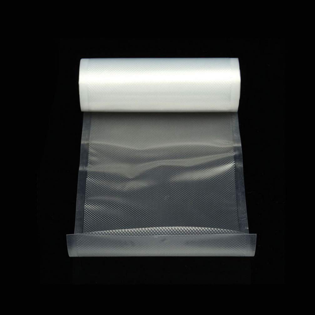 DOITOOL Roll Storage Bags Vacuum Sealed Food Preservation Bag Vaccum Sealer Storage Bags Vacume Saver Bags Vaccume Seal Bags Vacuum Bag Sealer Food Sealer Protective Bag White Embossed