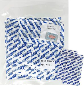 50 - 2000cc oxygen absorbers (5 packs of 10ea.) for 5 gallon mylar bag food storage