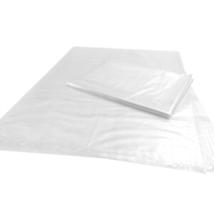 Wowfit 500 CT 18x24 inches 1 Mil Clear Plastic Flat Open Poly Bags Great for Proving Bread, Dough, Storage, Packaging and More (18 x 24 inches)