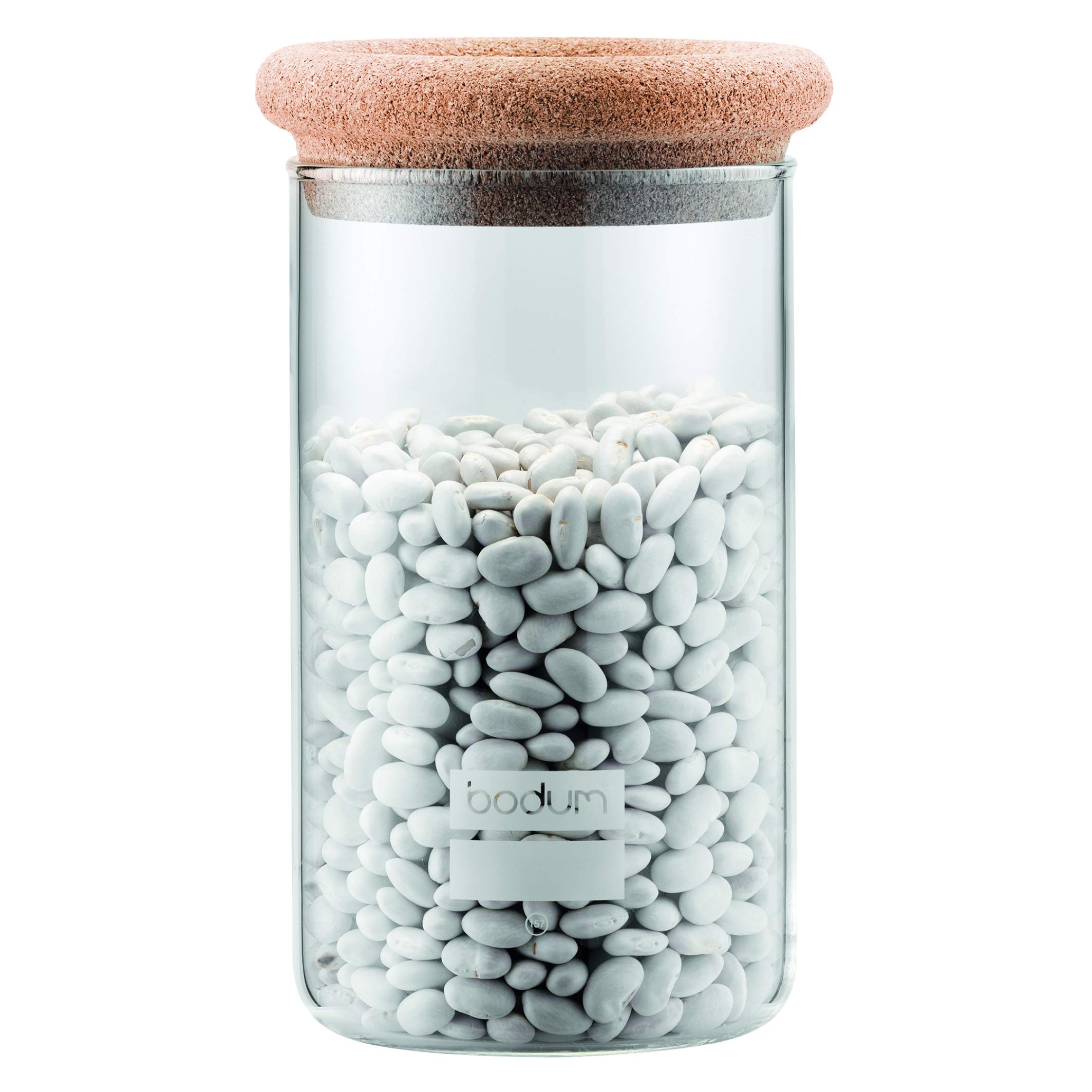 Bodum Yohki Coffee Storage Jar with Cork Lid, 1 L/34 oz, Cork