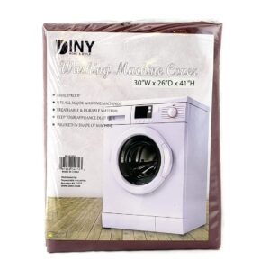 Dependable Industries inc. Essentials Washing Machine Cover Waterproof Heavyweight Zippered Burgundy