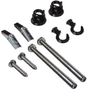 swivel hook hangers, multi-functional for hanging, screws and anchors included, 2 sets per pack (oil rubbed bronze)