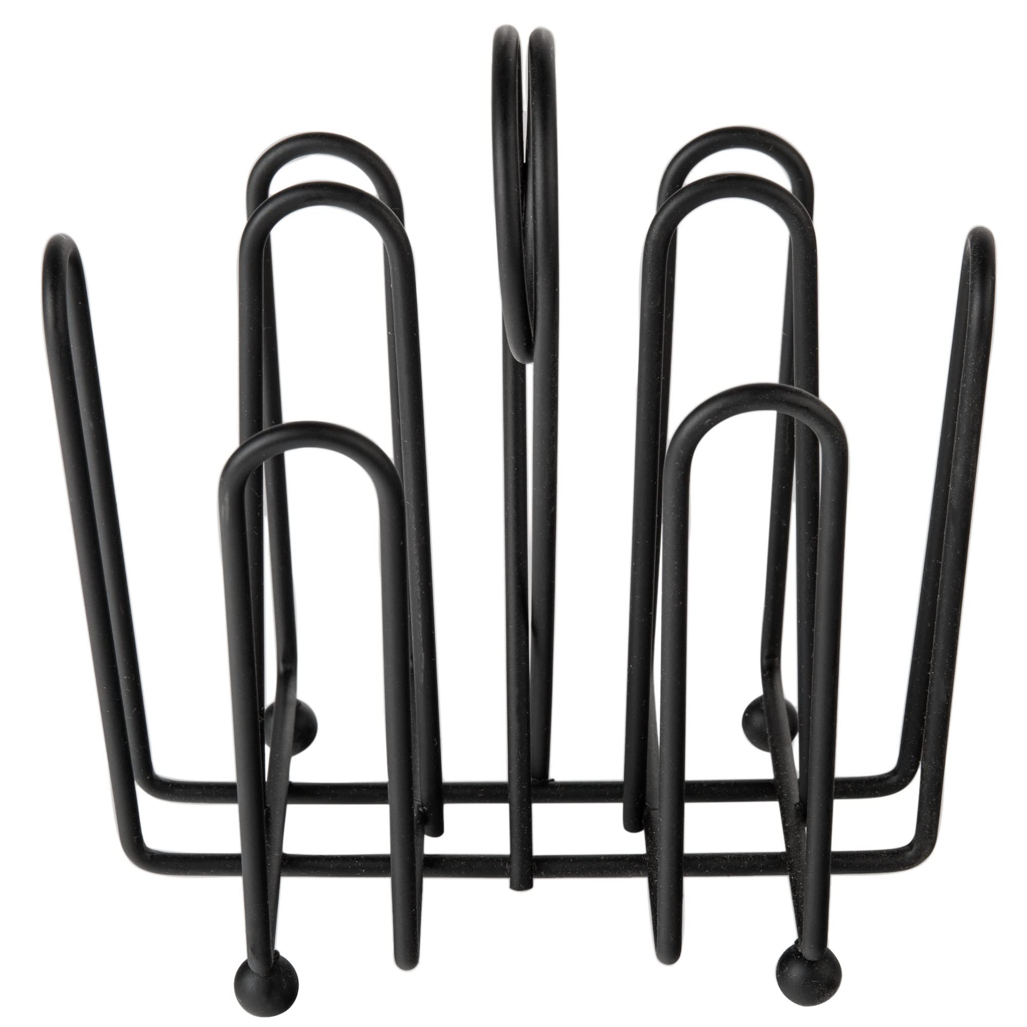 Tablecraft Powder Coated Steel Packet Rack [Set of 12]