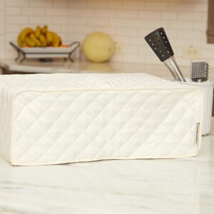 Covermates Keepsakes - Rectangular Appliance Cover - Dust Protection - Stain Resistant - Washable - Appliance Cover-Cream