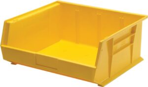 quantum storage systems qus250yl storage bins, yellow