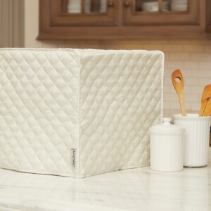 Covermates Keepsakes - Rectangular Appliance Cover - Dust Protection - Stain Resistant - Washable - Appliance Cover-Cream