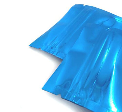 100 Pieces 3x4" Colorful Self Sealing Double-Sided Color Mylar Foil Flat Heat Sealable Bag Food Grade Storage Packing Pouches