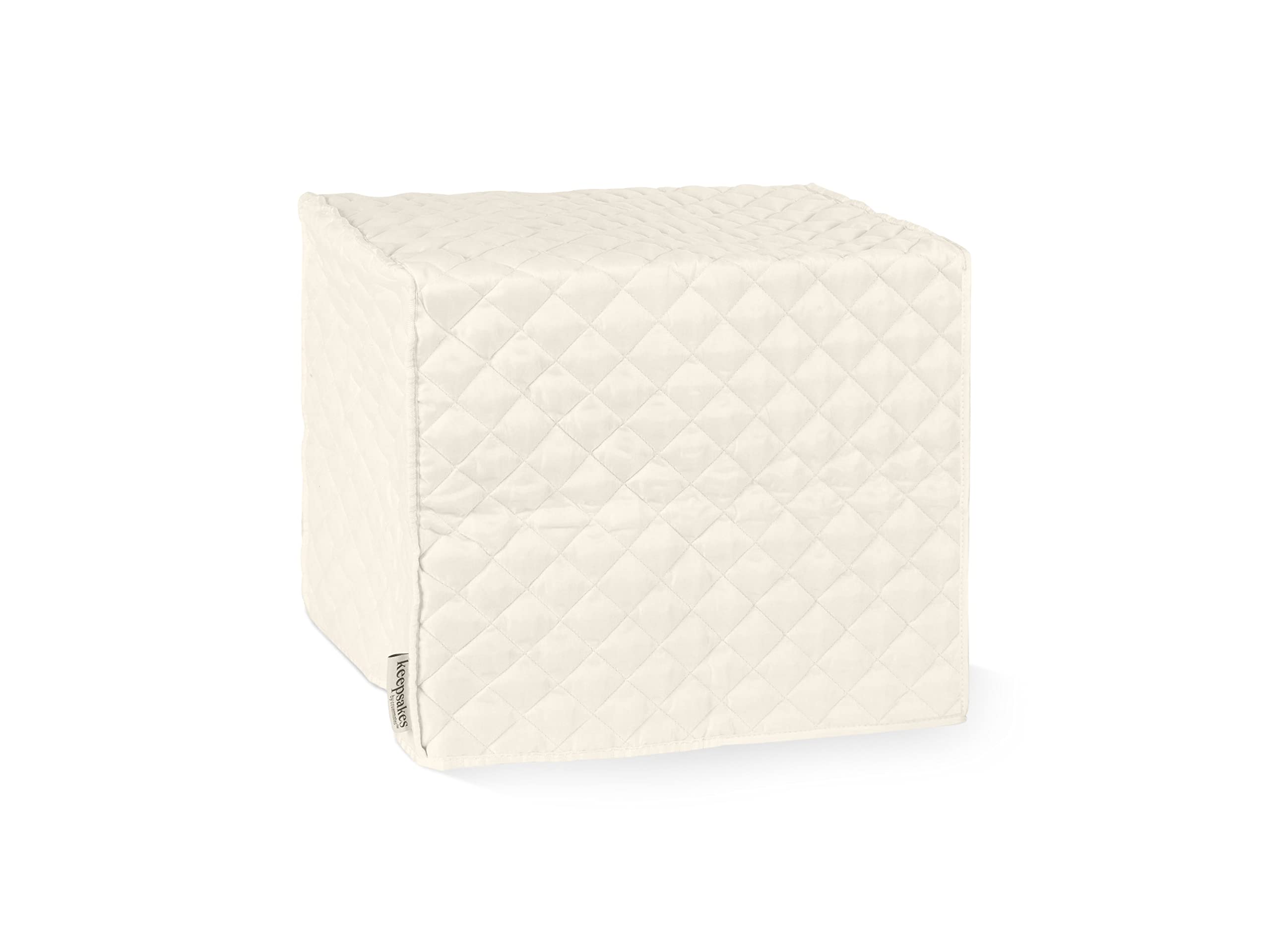 Covermates Keepsakes - Rectangular Appliance Cover - Dust Protection - Stain Resistant - Washable - Appliance Cover-Cream