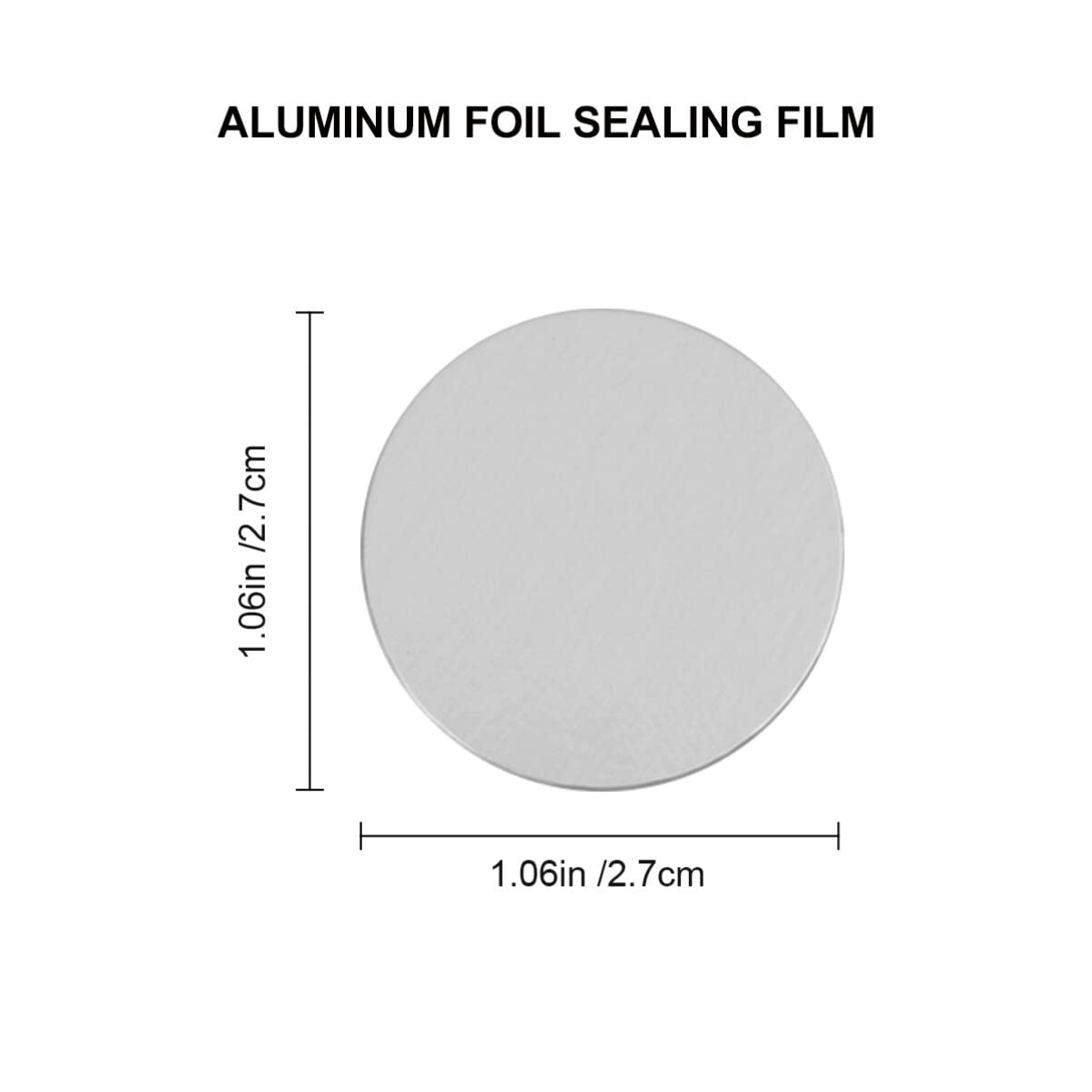 POPETPOP Seal Stickers Bottle Lid Aluminum Foil Cap Liner- 1000Pcs Aluminum Foil Sealing Gasket Seal Cap Liners Aluminum Foil Gasket Sealing Film for Glass Bottle