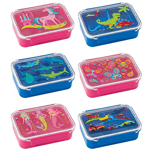 Stephen Joseph Rainbow Meal Holder, 7.125 in x 5.25 in x 2 in, Plastic, BPA Free, Dishwasher and Microwave Safe