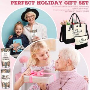 Silkfly 3 Pcs Nana Gift Set for Christmas Best Grandma Ever Gifts Grandma Birthday Gifts Mothers Day Gifts for Nana from Grandchildren, Grandkids