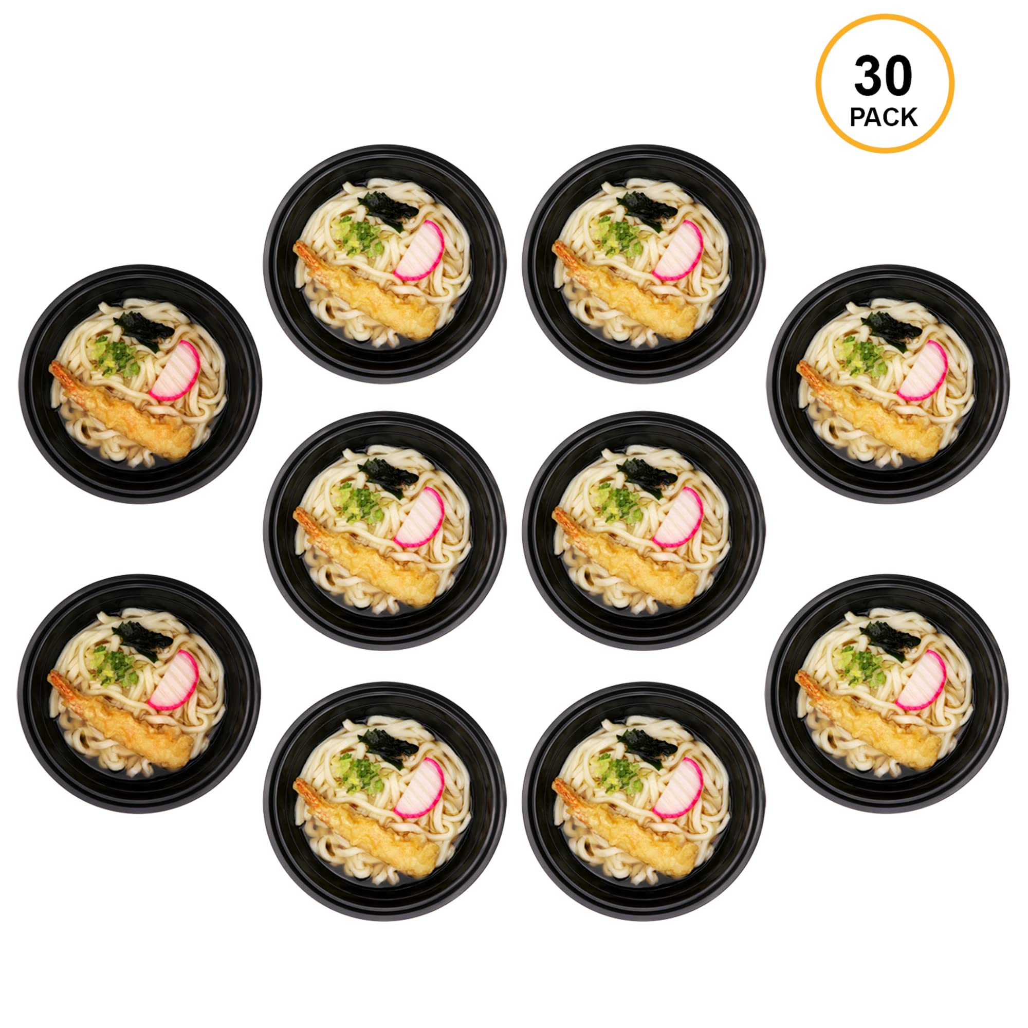 Freshware Meal Prep Bowl Containers [30 Pack] Plastic Bowls with Lids for Soup and Salad, Food Storage Bento Box, BPA Free, Stackable, Lunch Boxes, Microwave/Dishwasher/Freezer Safe (42 oz)