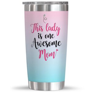 OASSIE Mothers Day Gift Set - 13oz Canvas Tote Bag & 20oz Stainless Steel Tumbler, Mother's Day Gifts For Women, Mom, New Mom, Birthday Gifts For Mom, Aunt, Sister Gift Ideas