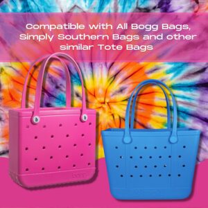 BOGLETS - Flamingo Charm Compatible with Bogg Bags, Simply Southern Totes, and Other Similar Beach Bags (Flamingo)…