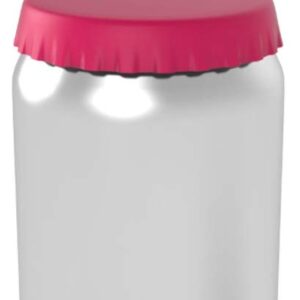 Silicone Soda Can Lids – Can Covers – Can Caps – Can Topper – Can Saver – Can Stopper – Fits standard soda cans (2 Pack, Pink)