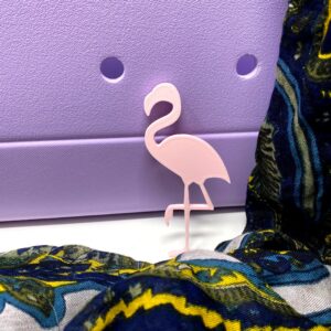 BOGLETS - Flamingo Charm Compatible with Bogg Bags, Simply Southern Totes, and Other Similar Beach Bags (Flamingo)…