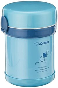 zojirushi ms. bento stainless lunch jar, one size, aqua blue