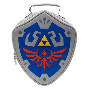 the legend of zelda hylian shield gray insulated lunchbox cooler bag