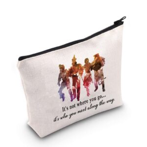 pofull tinman movie inspired gifts its not where you go but who you meet zipper pouch bag dorothy ruby inspired gift (its not where you go bag)