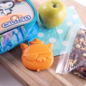 SCS Direct Octonauts Reusable Hard Ice Packs for Lunch Box or Bag, 4 pack, Store in Freezer and Keeps Kid's Food Cold For Hours, Long-Lasting, Slim & Lightweight Design, BPA Free & Food Safe